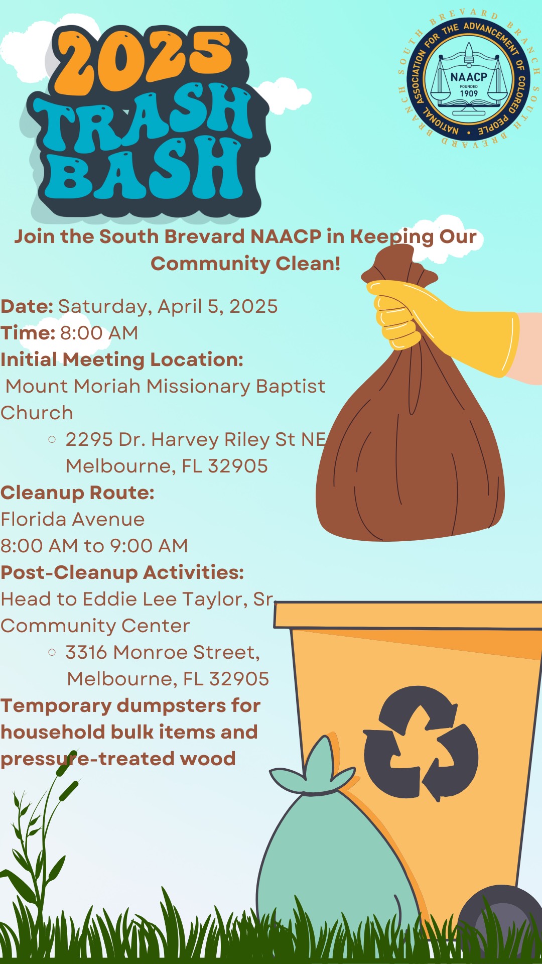 2025 Trash Bash « Library Association of Brevard